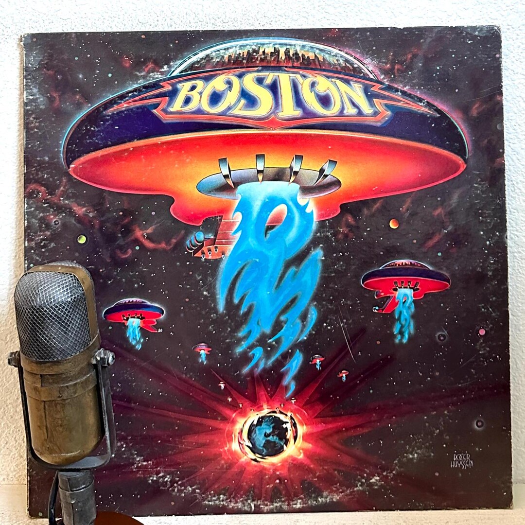 Boston Vinyl Record Album 1970s Classic Rock Guitar Electric Guitar Tom ...