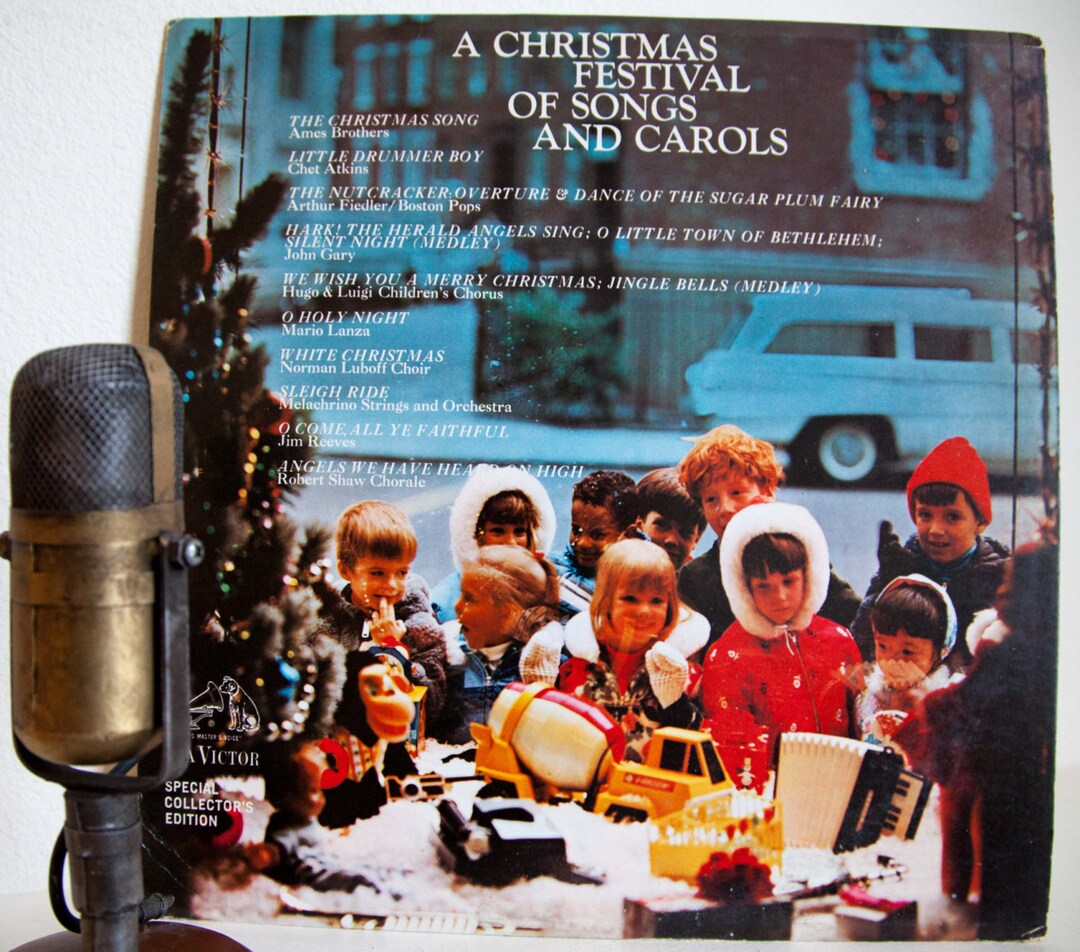 Christmas Music Carols Vintage Vinyl LP Record 1960s Christmas ...
