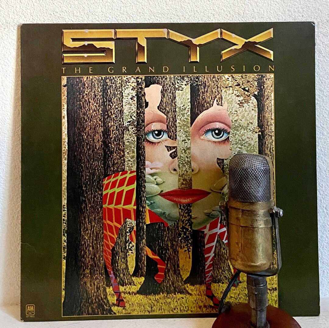 Styx the Grand Illusion Vinyl Record Album Vintage 1970s Classic Rock ...