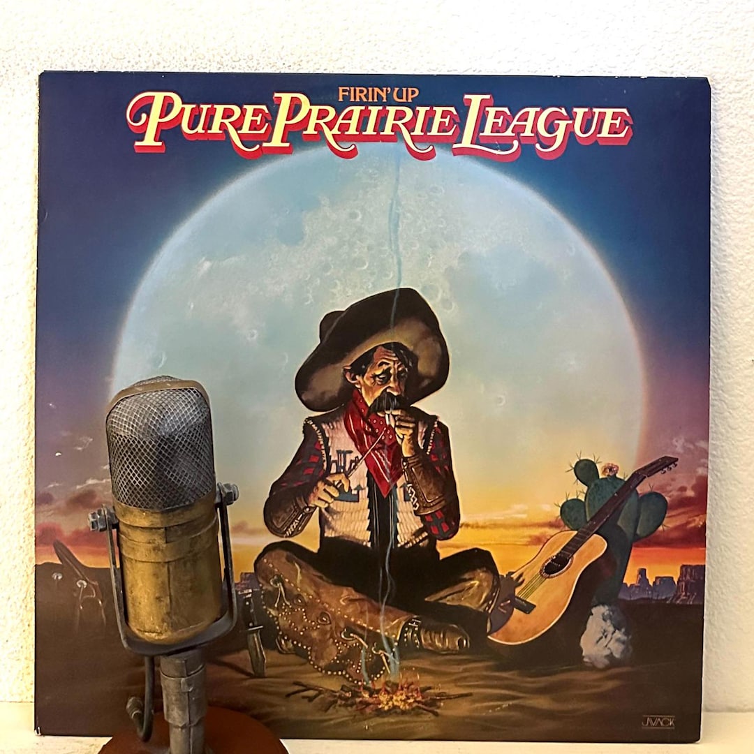 1980's Vintage Music Pure Prairie League "firin' up Vinyl Record Album ...