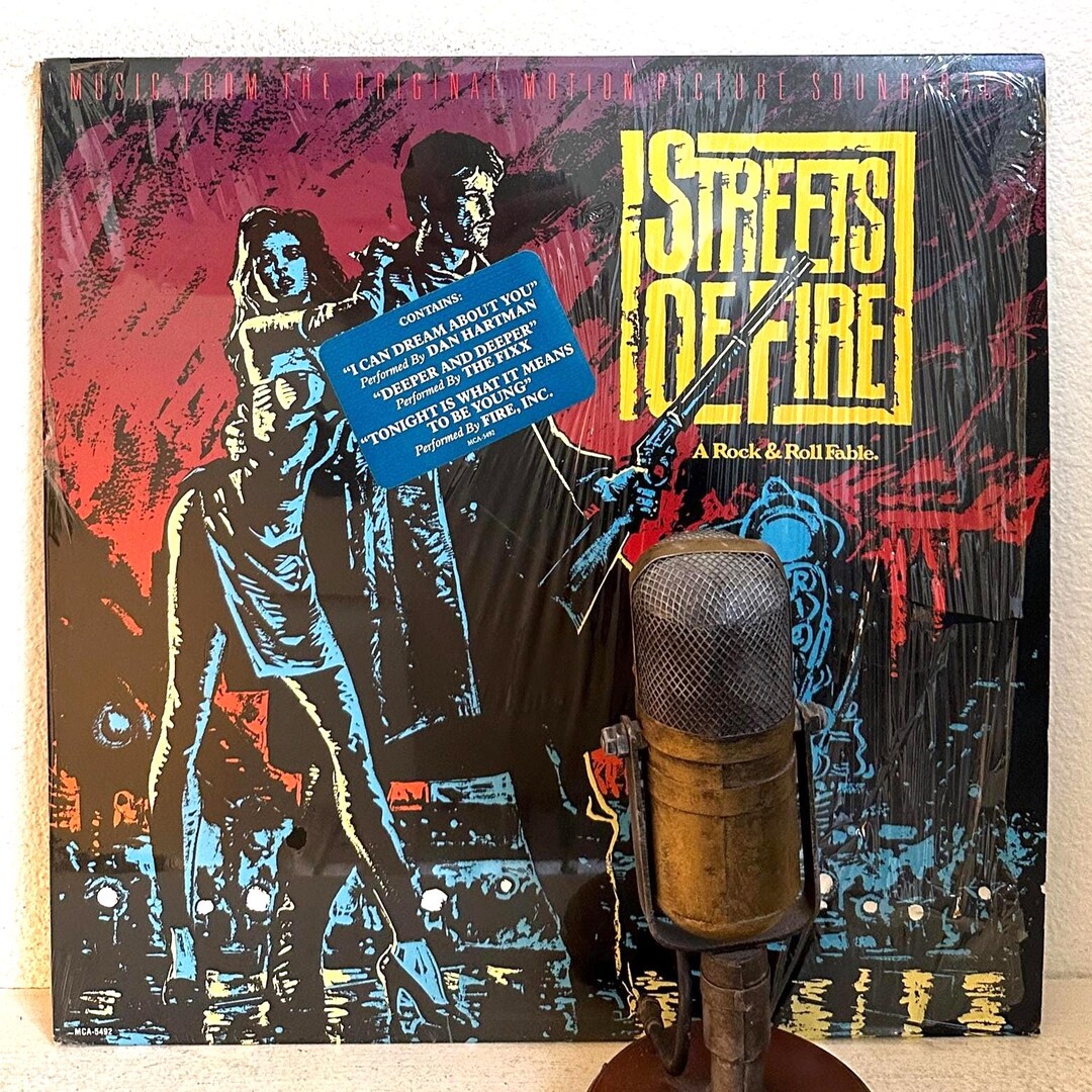 80s Music Vinyl "streets of Fire" Record Album Lp Original Movie ...