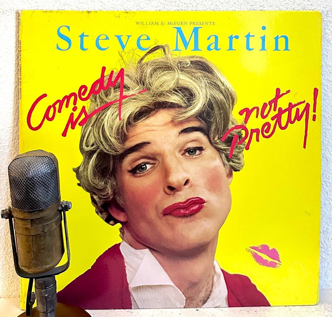 Steve Martin "comedy is Not Pretty" Vinyl Record Album 1970s Comedy LP ...