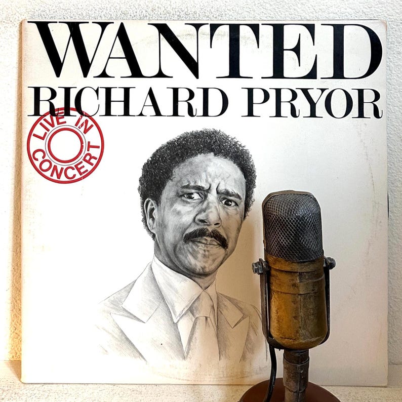 Richard Pryor "wanted: Live in Concert" Vinyl Record Stand up Comedy ...