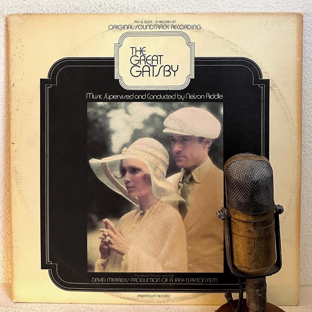 The Great Gatsby Original Vinyl Record Soundtrack 1970s Film Movie ...