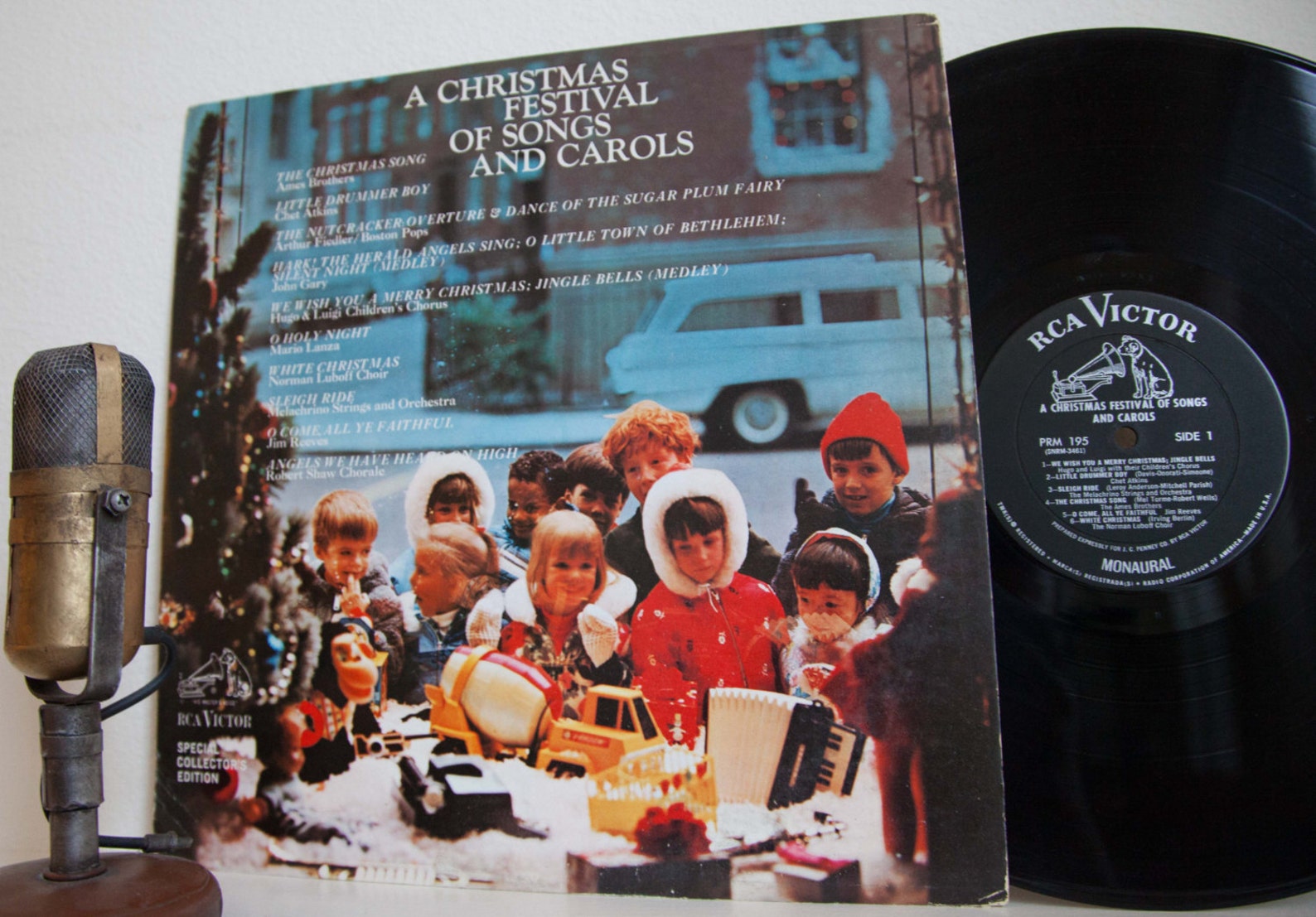 Christmas Music Carols Vintage Vinyl LP Record 1960s Christmas ...