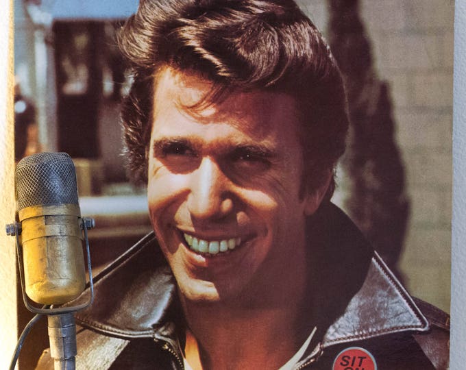 The Fonz (henry Winkler From 'happy Days') 1970s Pop Culture 1950s Mid ...