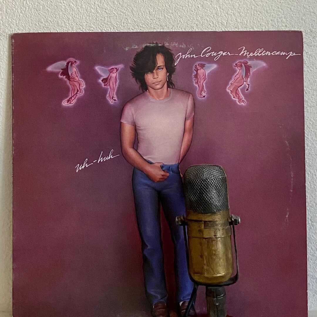 John Cougar Mellencamp uh-huh Music Vinyl Album Record 1980's Rock and ...