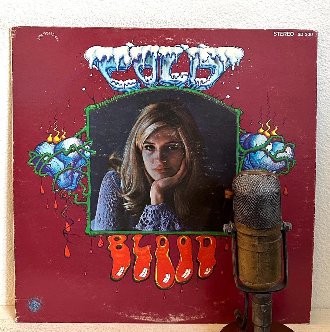 1960's Funk Psych Band 'cold Blood' Vintage DEBUT Vinyl Record "cold ...