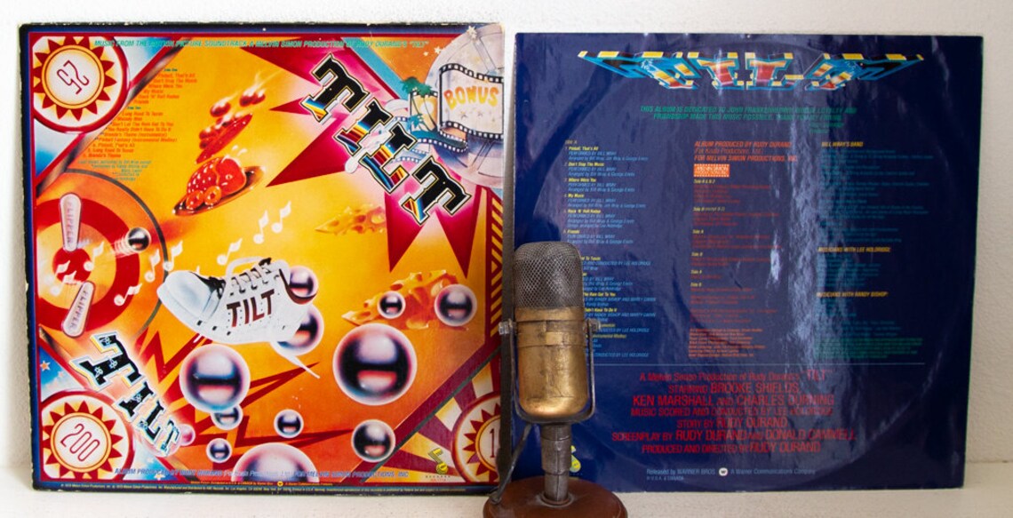 Tilt Vinyl Soundtrack "tilt" Record Album 1970s Brooke Shields Pinball ...