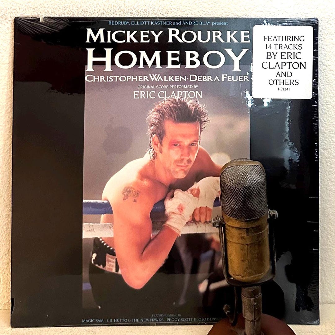 Vintage Mickey Rourke Movie Vinyl FACTORY SEALED Soundtrack "homeboy ...