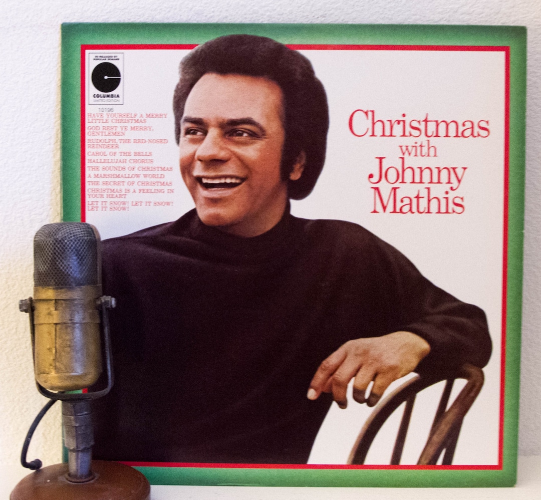 Johnny Mathis Christmas LP Holiday Music "christmas With Johnny Mathis ...
