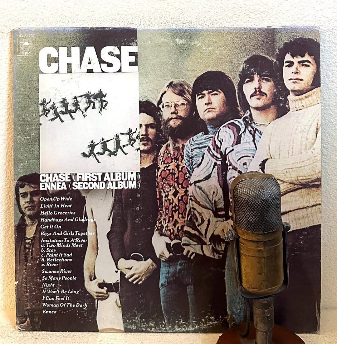 Chase Vinyl 1970's Rock and Roll Music 2LP "chase & Ennea" (first 2 ...