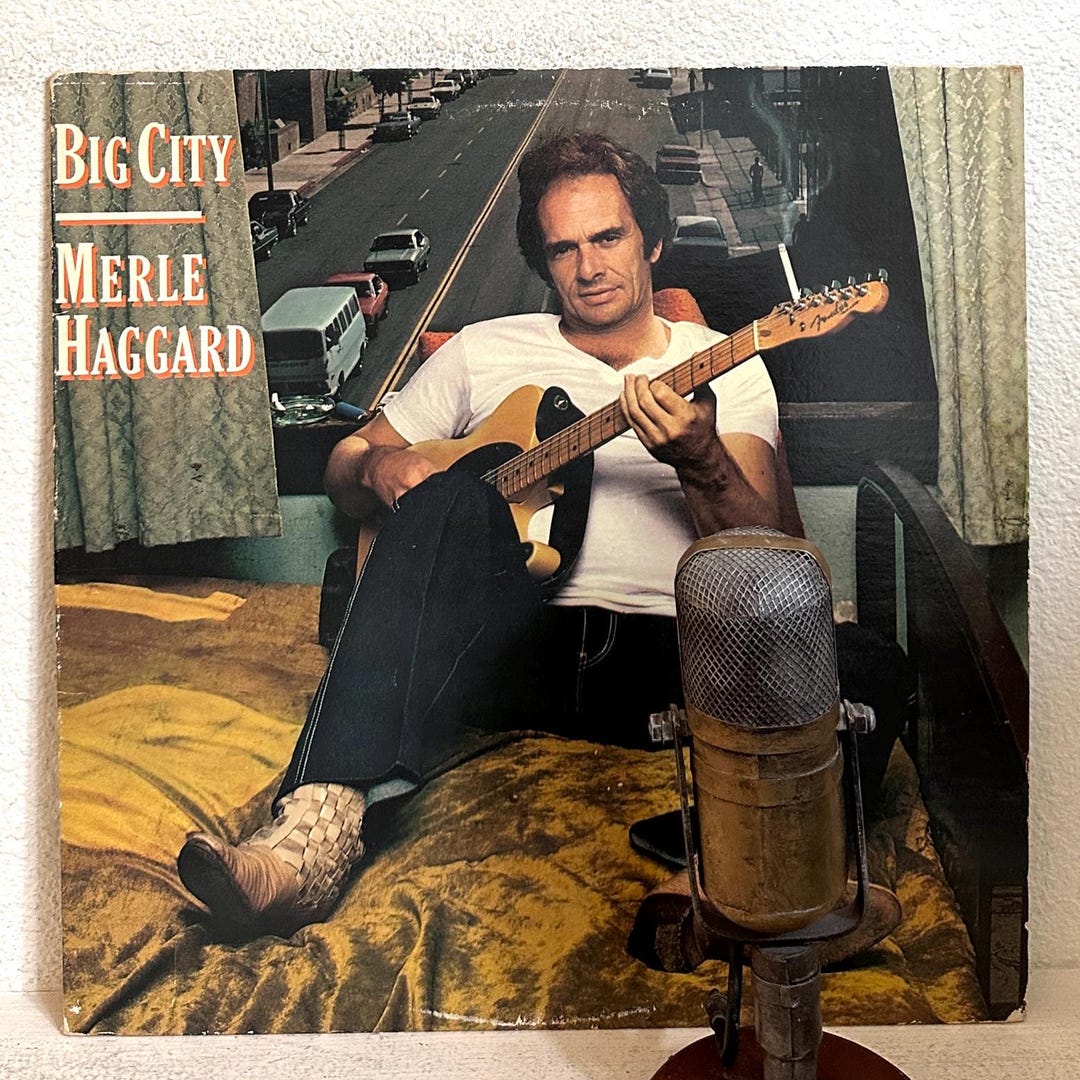 Merle Haggard "big City" Vinyl Vintage Record Album LP 1980's Country ...