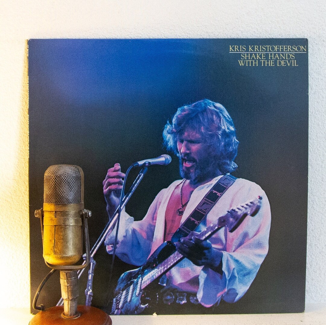 Vintage 1970's Country Kris Kristofferson "shake Hands With the Devil ...