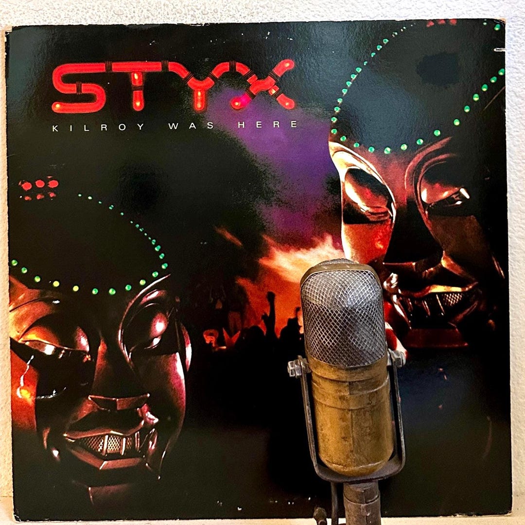 Styx "kilroy Was Here" Vintage Vinyl Record LP 1980's Pop Rock Concept ...