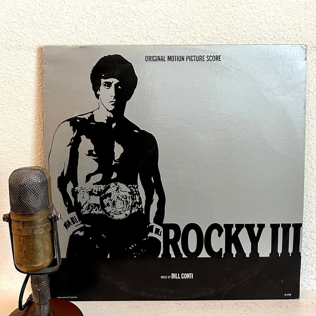 Boxing Music Rocky III ORIGINAL Music Score Vinyl Record Vintage 1980s ...