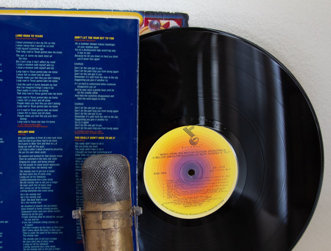 Tilt Vinyl Soundtrack "tilt" Record Album 1970s Brooke Shields Pinball ...