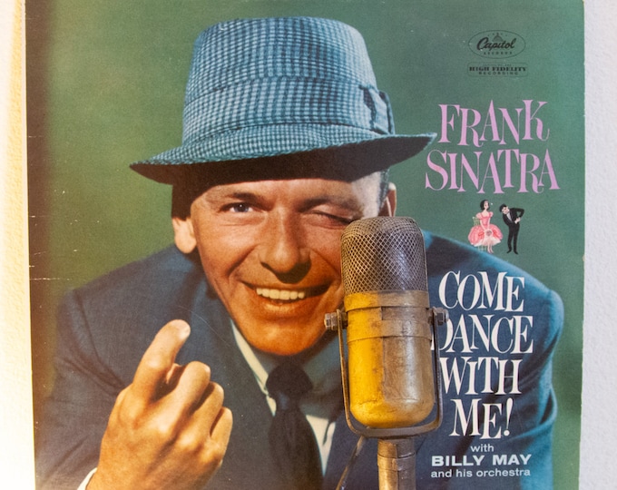 Frank Sinatra "come Dance With Me" Vintage Vinyl Record Album 1950s Mid ...
