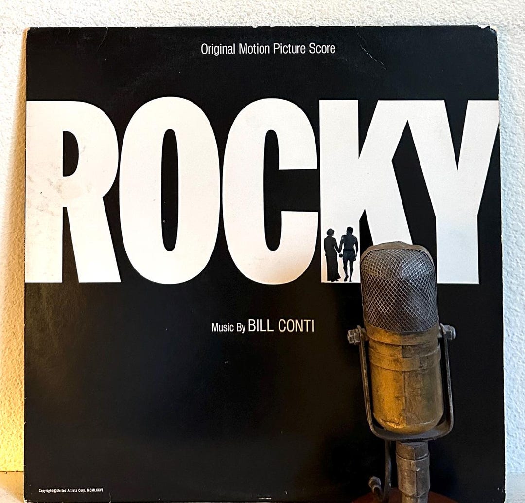 Rocky Vinyl Record Album 1970s Boxer Fighter Philadelphia Sylvester ...