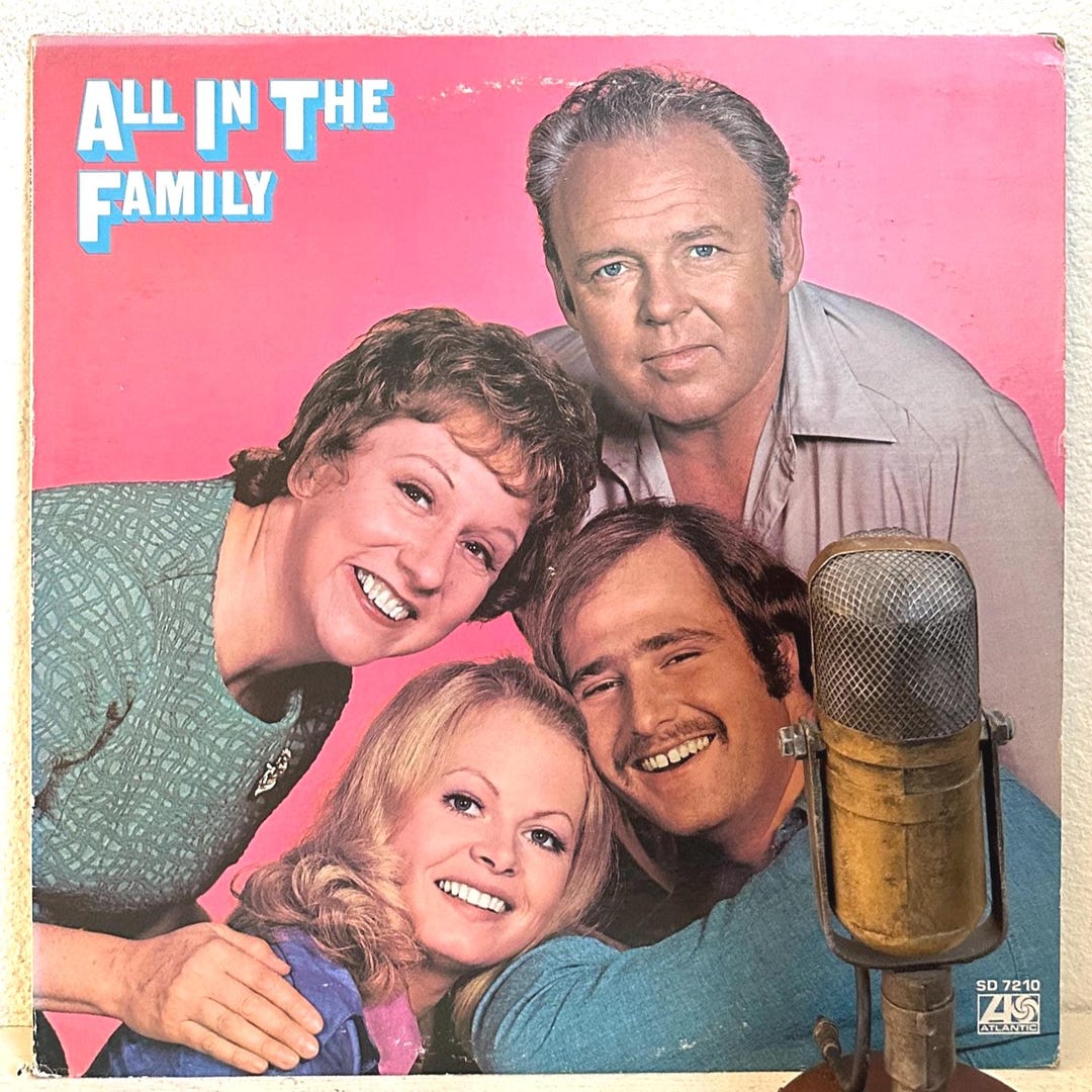 Archie Bunker "all in the Family" Vinyl Record Album 1970s TV Comedy ...