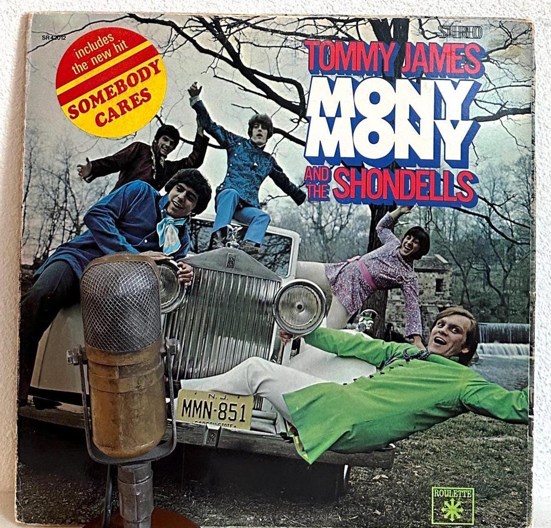 Vintage 1960's Vinyl ORIGINAL Music Tommy James "mony Mony" Record LP Pop Rock Psychedelic (1968 ...