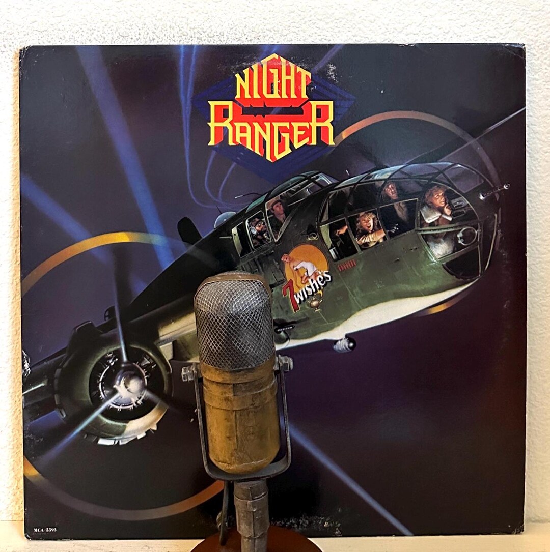 80's Music Big Hair Rock Night Ranger "seven Wishes" Vintage Vinyl ...