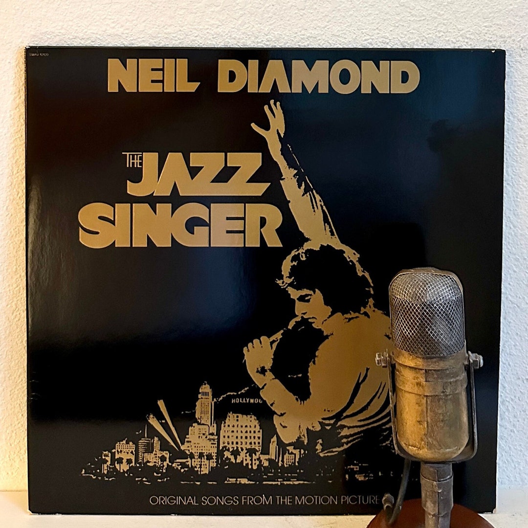 Vintage 1980's Music Neil Diamond "the Jazz Singer" Soundtrack Record ...