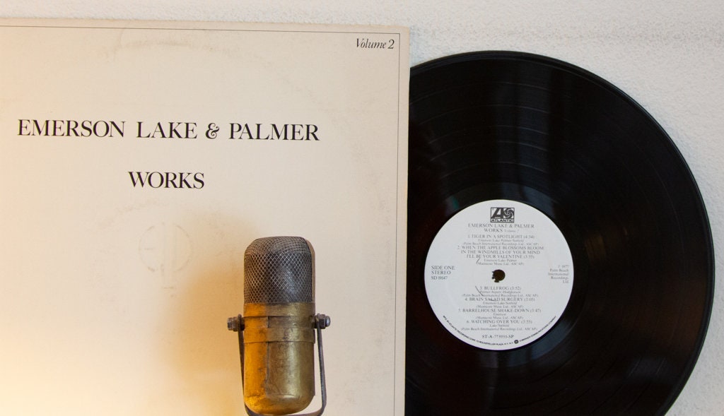 Emerson Lake & Palmer (ELP) "works, Volume 2" Vintage Vinyl Record ...