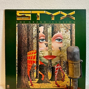 Styx the Grand Illusion Vinyl Record Album Vintage 1970s Classic Rock ...