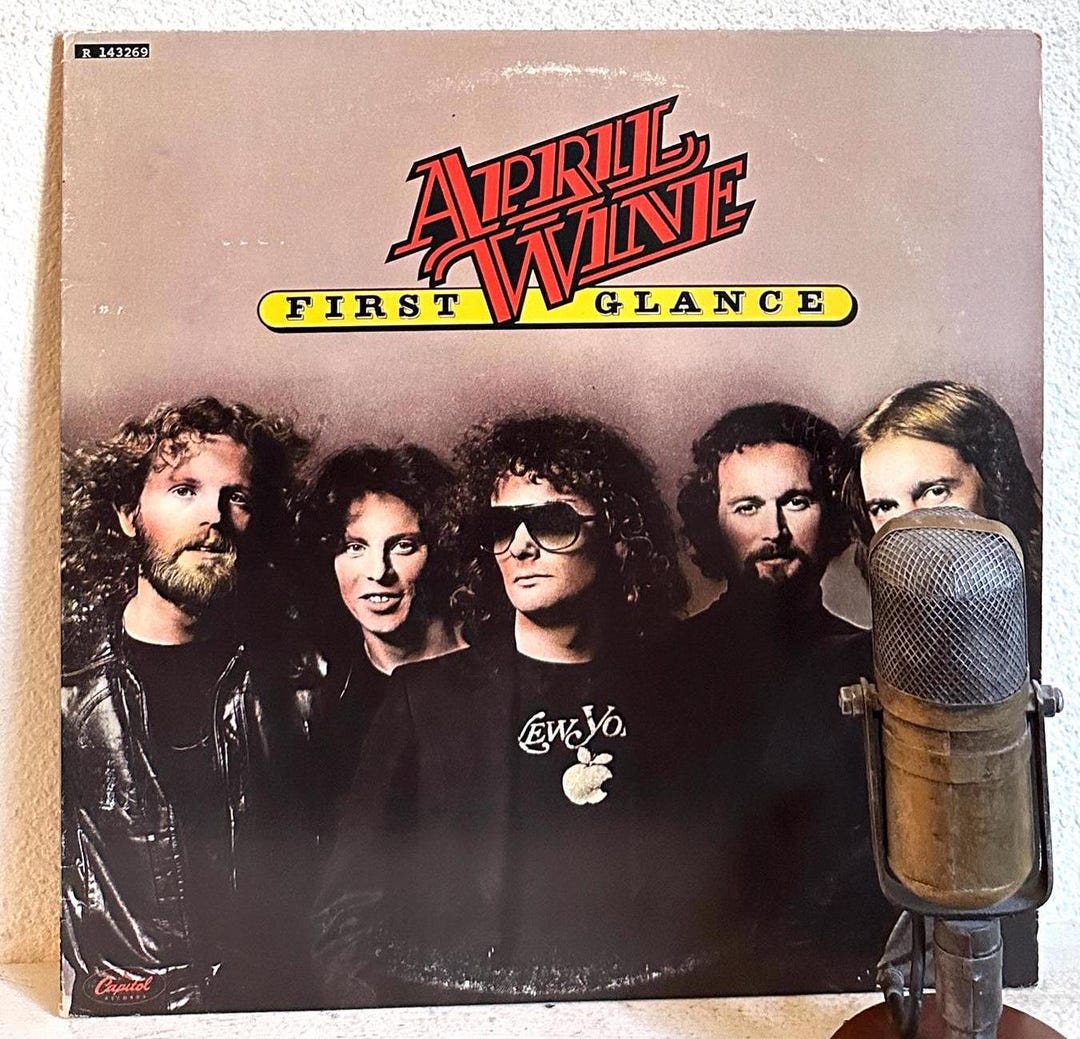 April Wine "first Glance" Vinyl Record Album LP 1970s Canada Classic ...