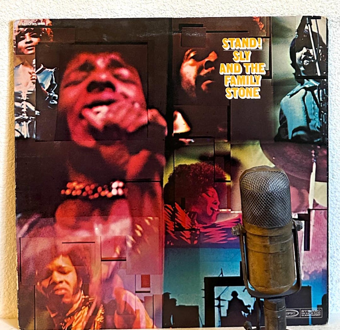 Sly & the Family Stone "stand!" Vintage Vinyl Record Album 60's Soul ...
