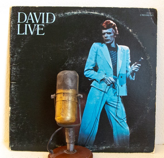 David Bowie Vinyl Record Albums LIVE 1970s David Live: | Etsy