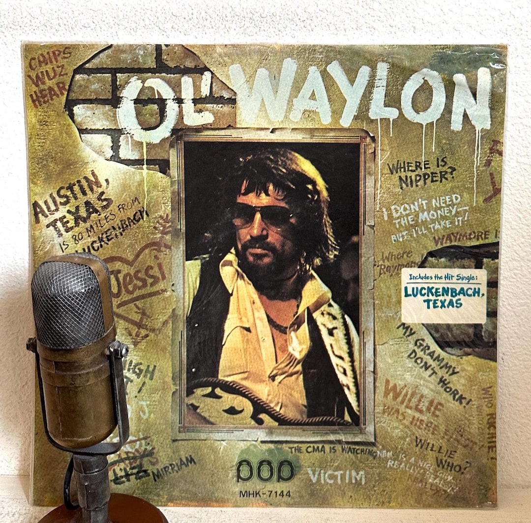 Waylon Jennings "ol' Waylon" Vinyl Sale Record Sale Album Sale 1970s ...