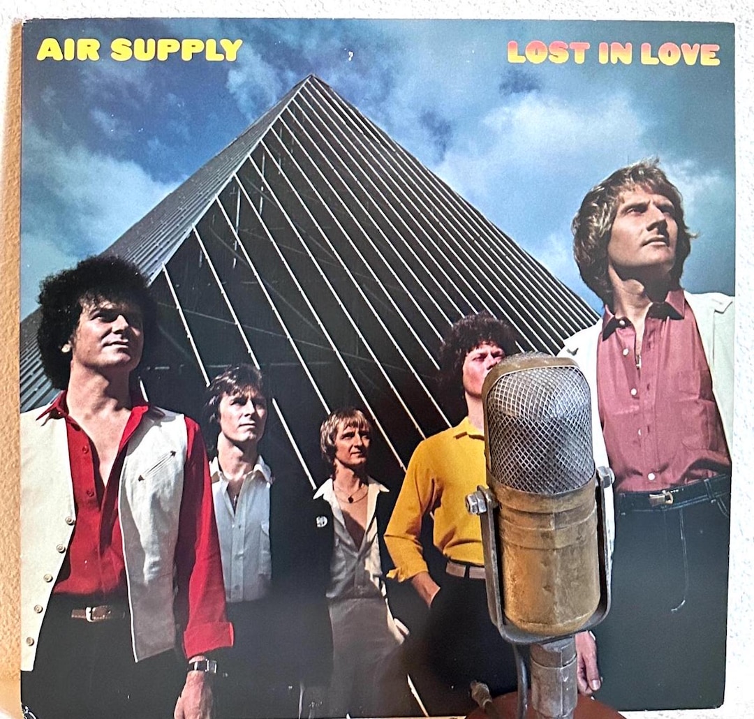 Soft Rock 1980's Music Air Supply "lost in Love" Vintage Vinyl Record ...