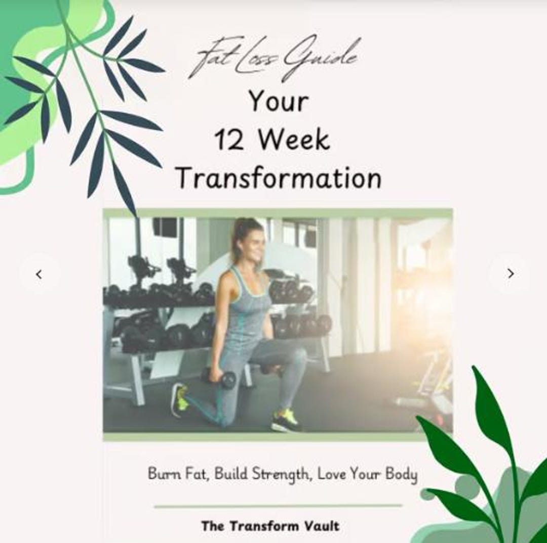 The Ultimate 12-week Fat Loss Guide - Etsy