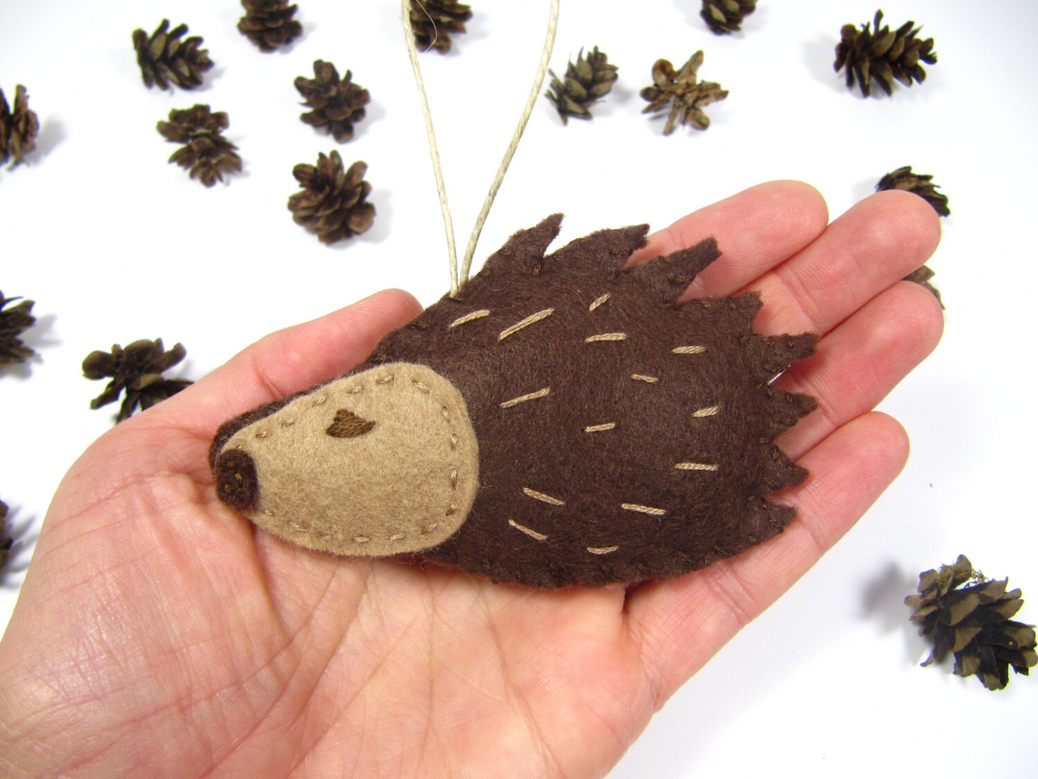 Personalized Hedgehog Ornament Hedgehog Christmas Ornament | Etsy