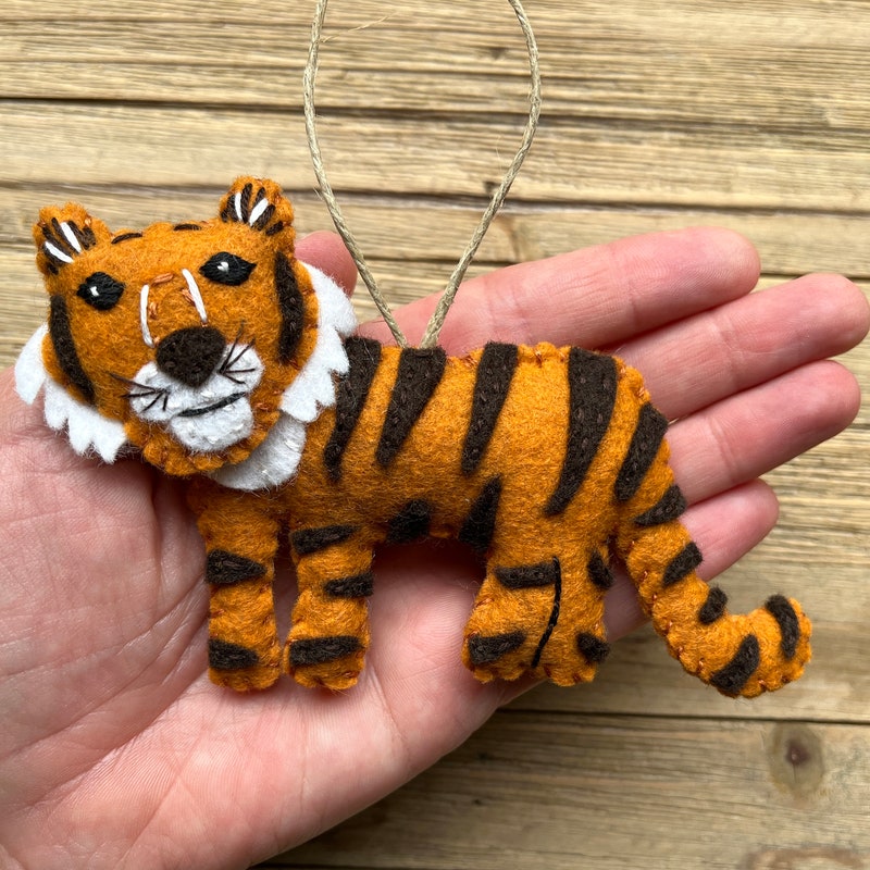 Felt Tiger - Etsy