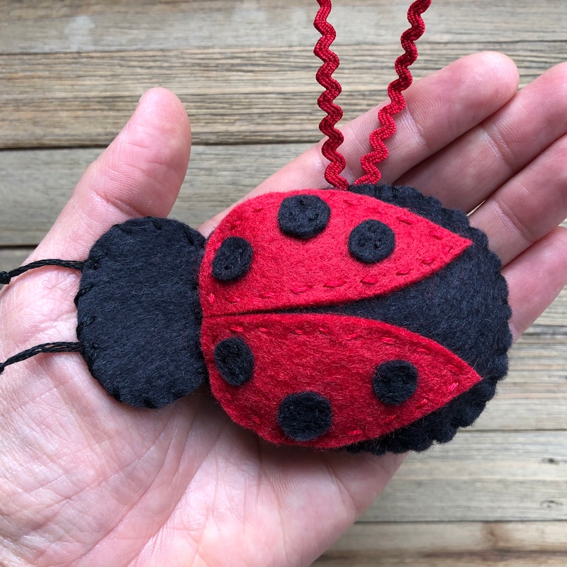 Felt Ladybug - Etsy