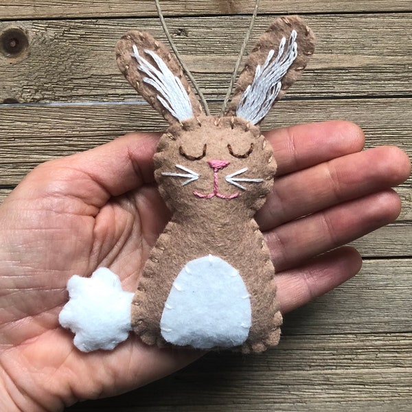 Bunny Ornament - Etsy