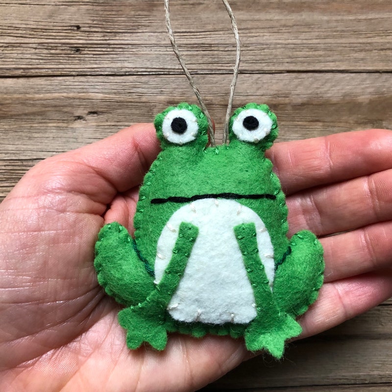 Felt Frog - Etsy