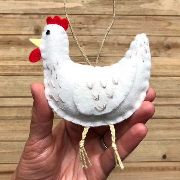 Felt Chicken - Etsy
