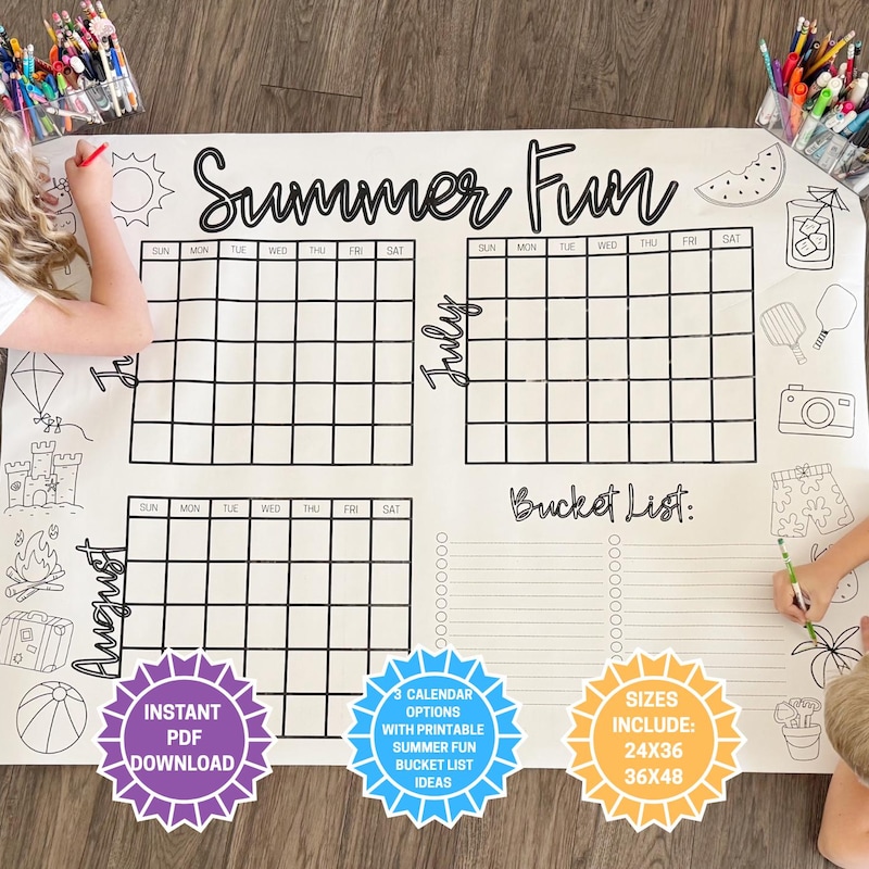 Summer of Fun Poster - Etsy