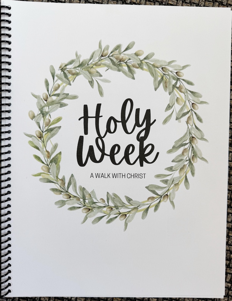 Walk With Christ Easter Devotional- Holy Week Poster & Activity Packet ...