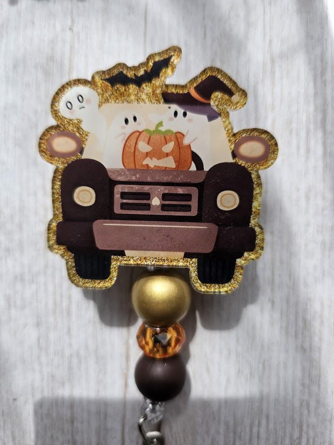Badge Reel Ghosts on a Ride - Etsy