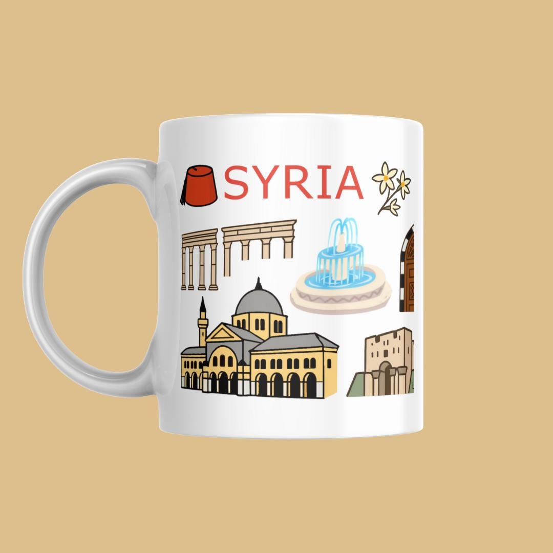 Digital Cup Design, Syria, PNG File - Etsy