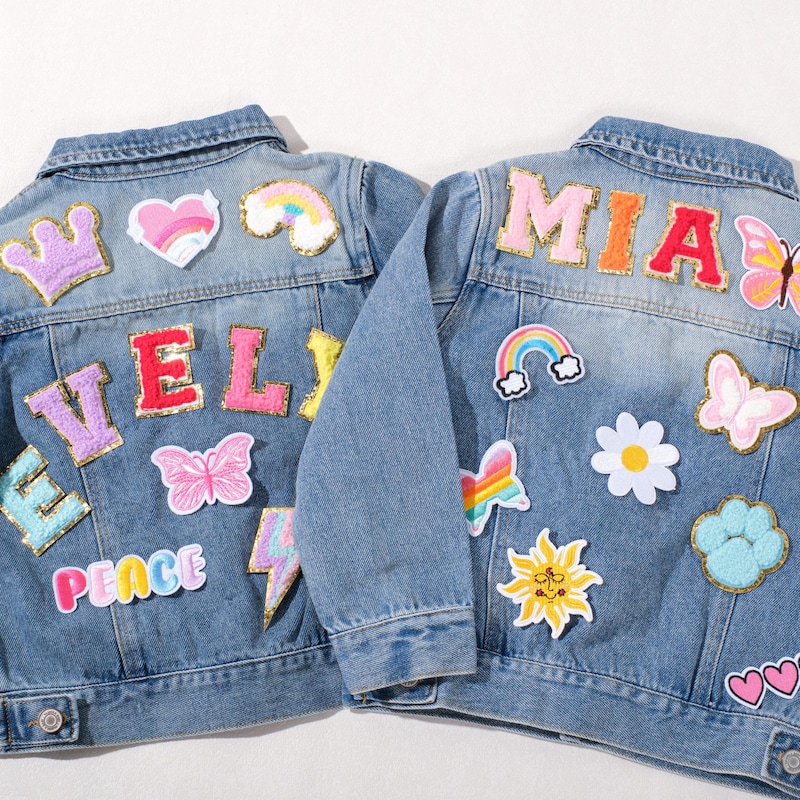 Kids Denim Jacket No Name - Etsy
