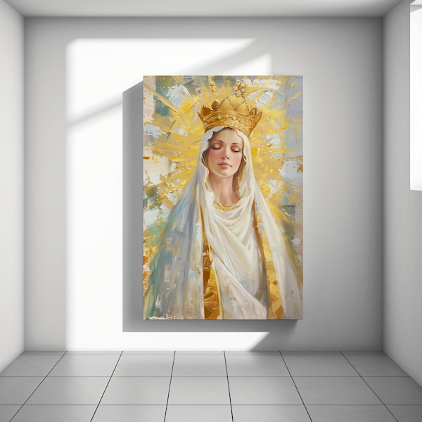 Statue Mary Queen of Heaven - Etsy New Zealand