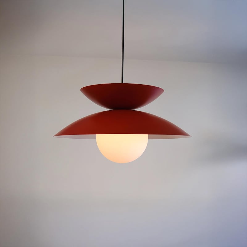 Kitchen Ceiling Light Red - Etsy