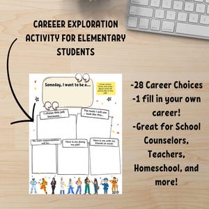 Career Exploration Activity for Elementary - Etsy