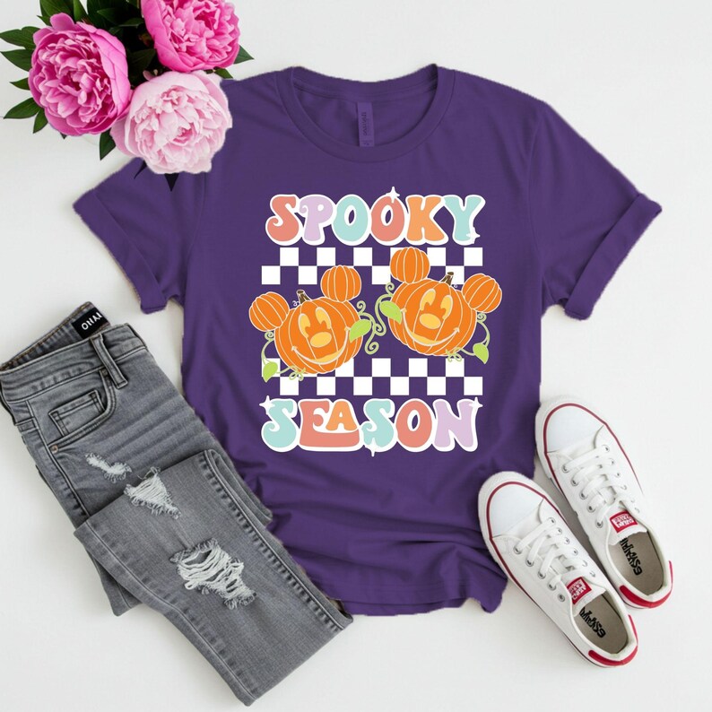 Mickey Head Pumpkin Shirt, Funny Disney Halloween Tee, Pumpkin Tshirt ...